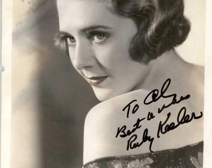Ruby Keeler d. 1993 Signed Autographed Vintage 5x7 Photo COA Matching ...