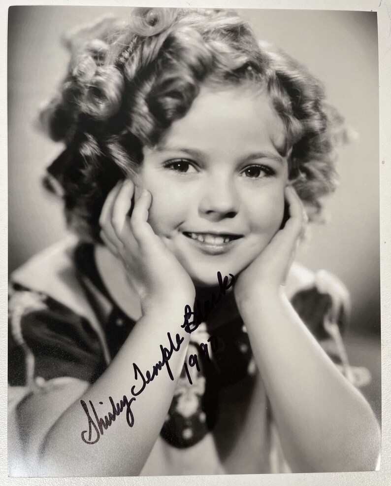 Shirley Temple Black D 2014 Signed Autographed Glossy 8x10 Photo Coa