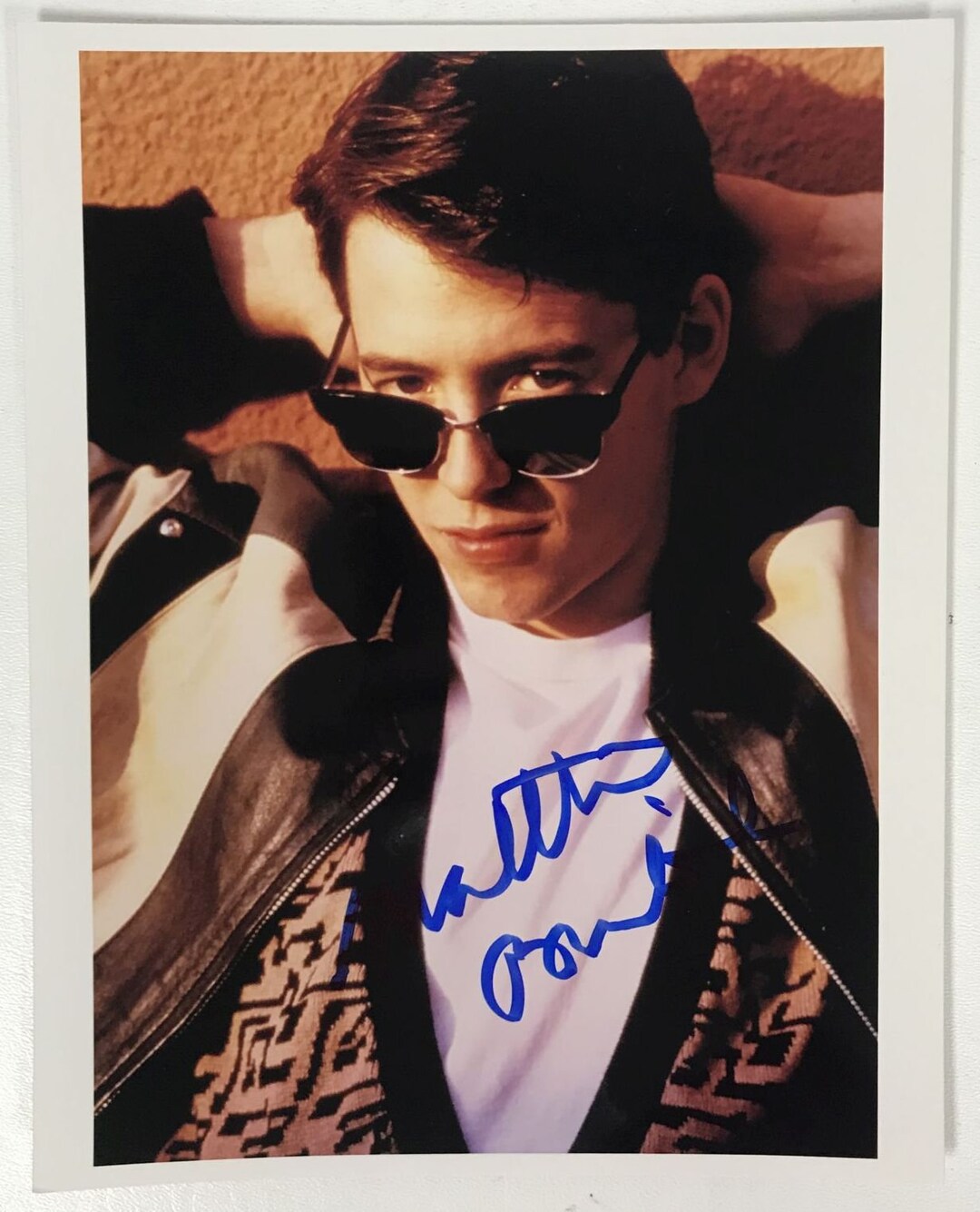 Matthew Broderick Signed Autographed ferris Bueller's Day Off Glossy ...