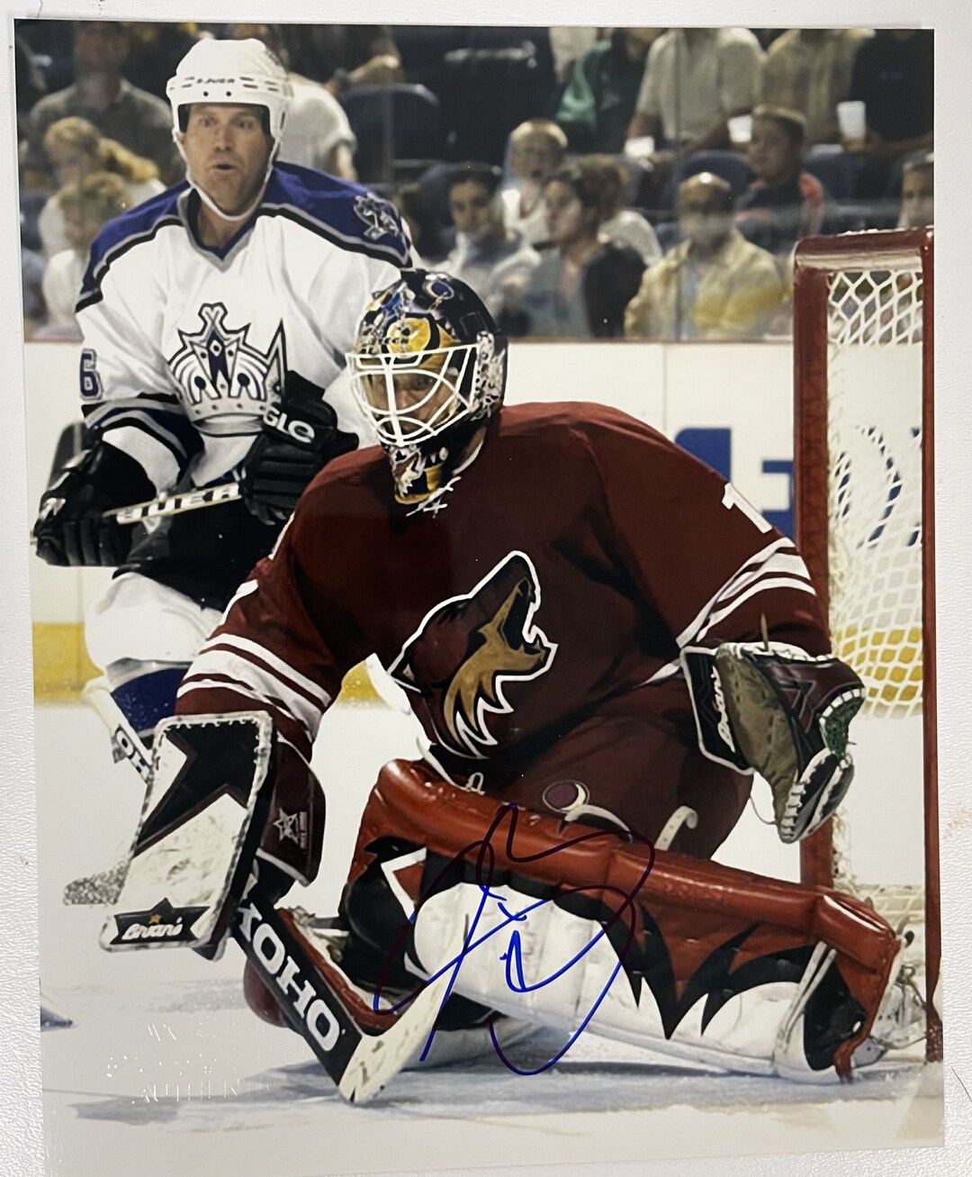 Sean Burke Signed Autographed Glossy 8x10 Photo Phoenix Coyotes COA ...