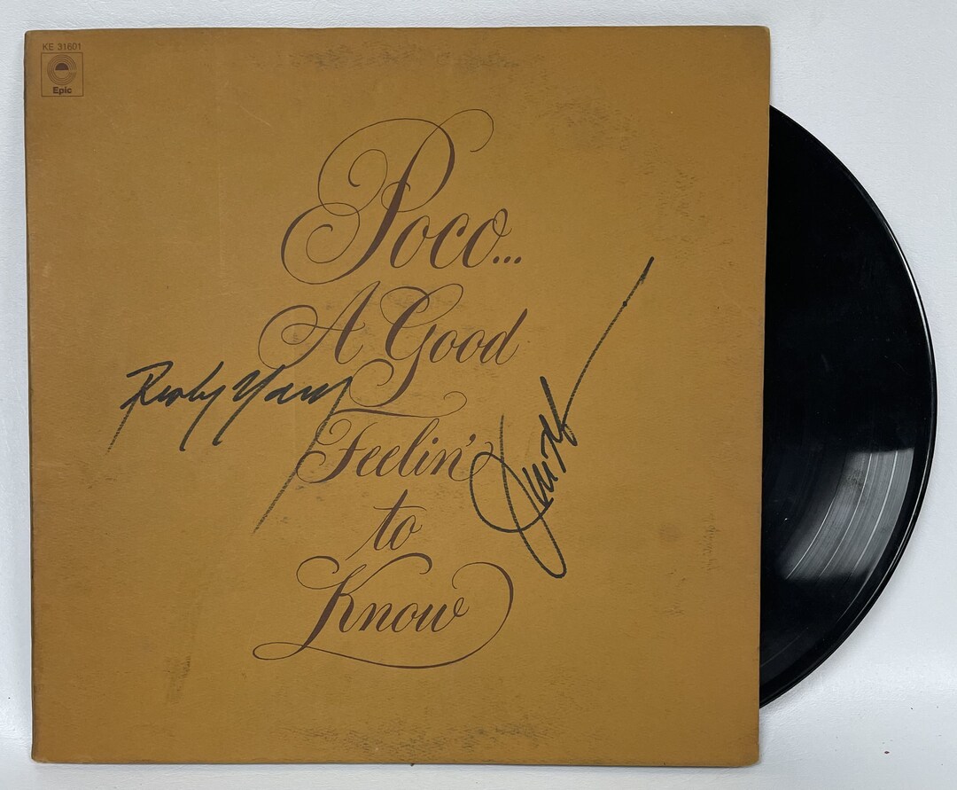 Rusty Young & Jim Messina Signed Autographed POCO Record Album - COA ...