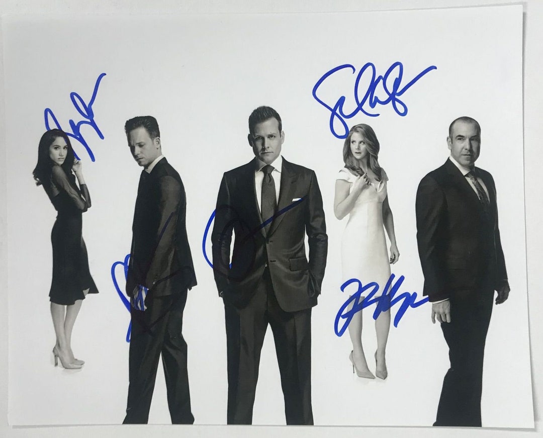 Suits Cast Signed Autographed Glossy 8x10 Photo Lifetime COA - Etsy