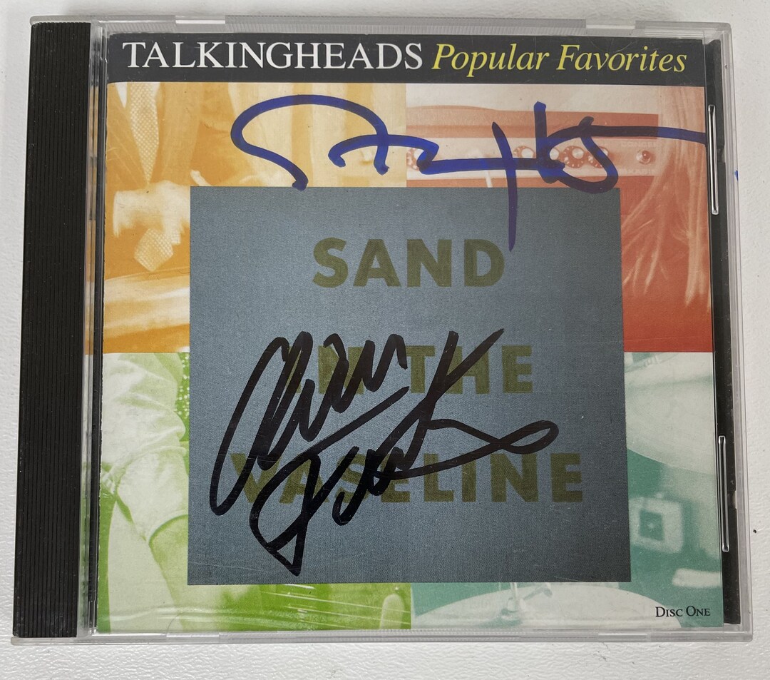 Chris Frantz & Tina Weymouth Signed Autographed talkingheads Music CD ...