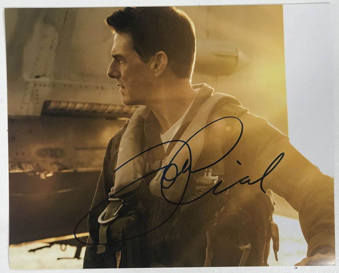 Tom Cruise Signed Autographed top Gun Maverick - Etsy Australia