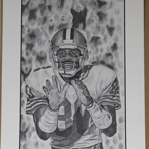 Jerry Rice Signed Autographed 20x28 Limited Edition for the Record ...