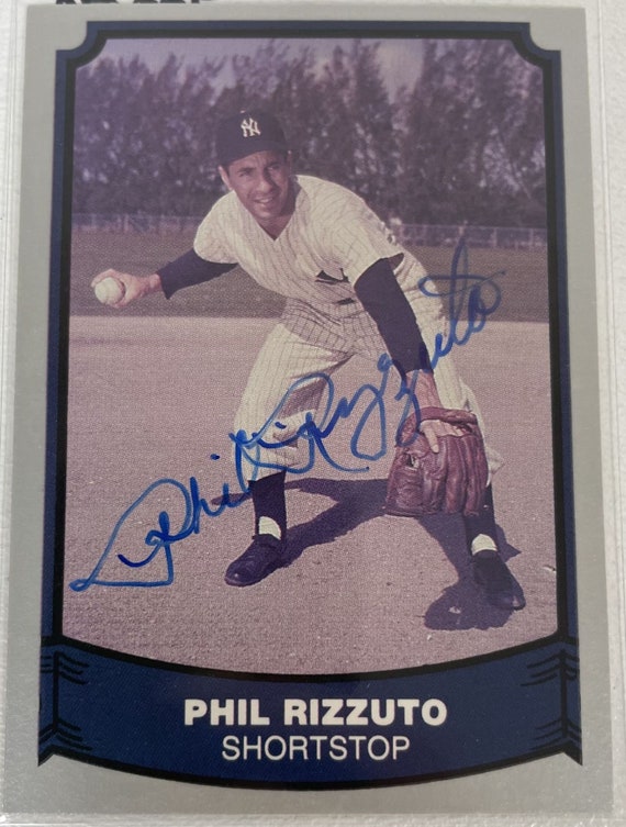 Phil Rizzuto d. 2007 Signed Autographed 1988 Pacific Legends - Etsy UK