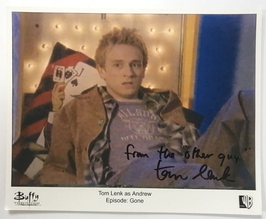 Tom Lenk Signed Autographed "buffy the Vampire Slayer" Glossy 8x10 ...