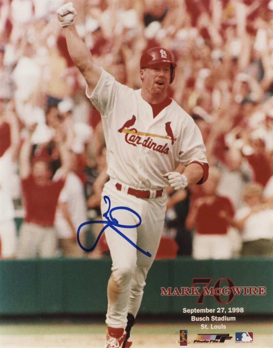 Mark Mcgwire Signed Autographed Glossy 8x10 Photo St. Louis Cardinals ...
