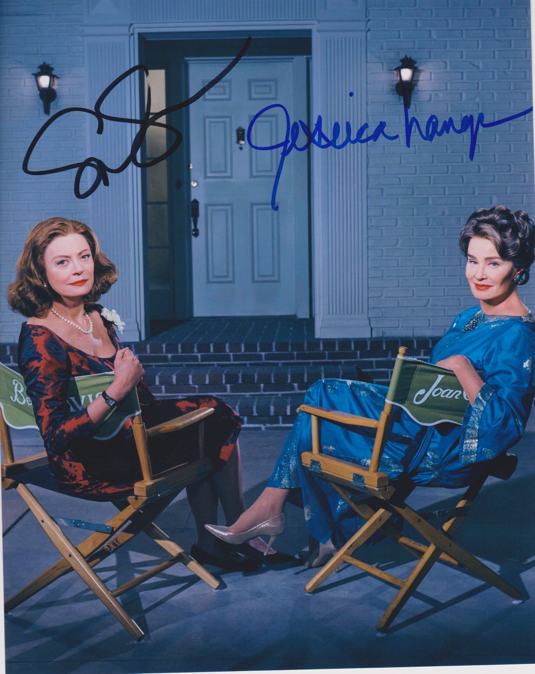 Susan Sarandon & Jessica Lange Signed Autographed feud Glossy 8x10 ...