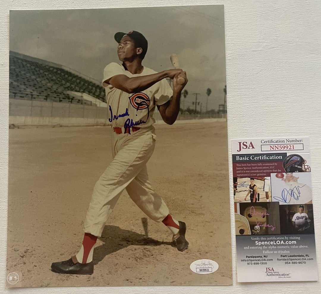Frank Robinson d. 2019 Signed Autographed Glossy 8x10 Photo Cincinnati ...