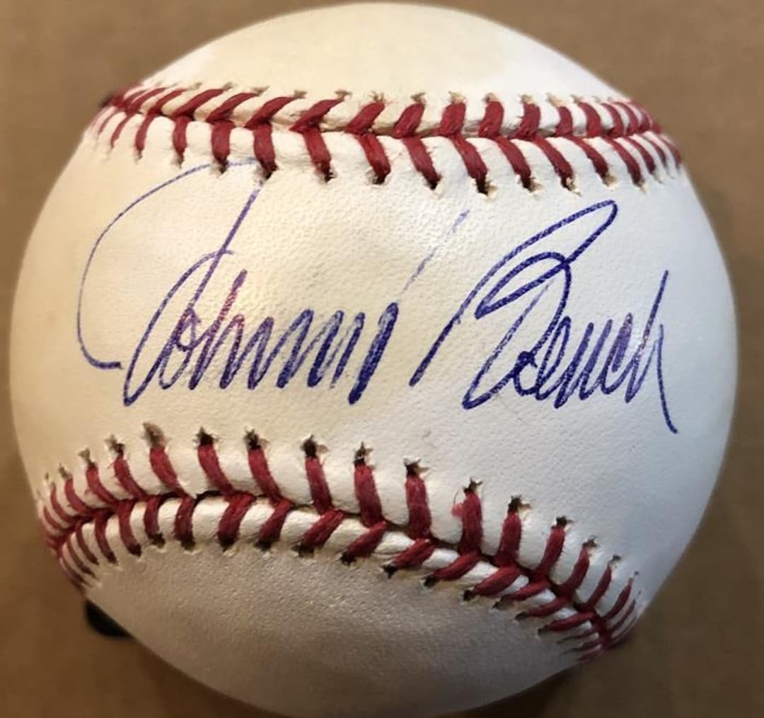 Johnny Bench Signed Autographed Official Major League OML Baseball ...