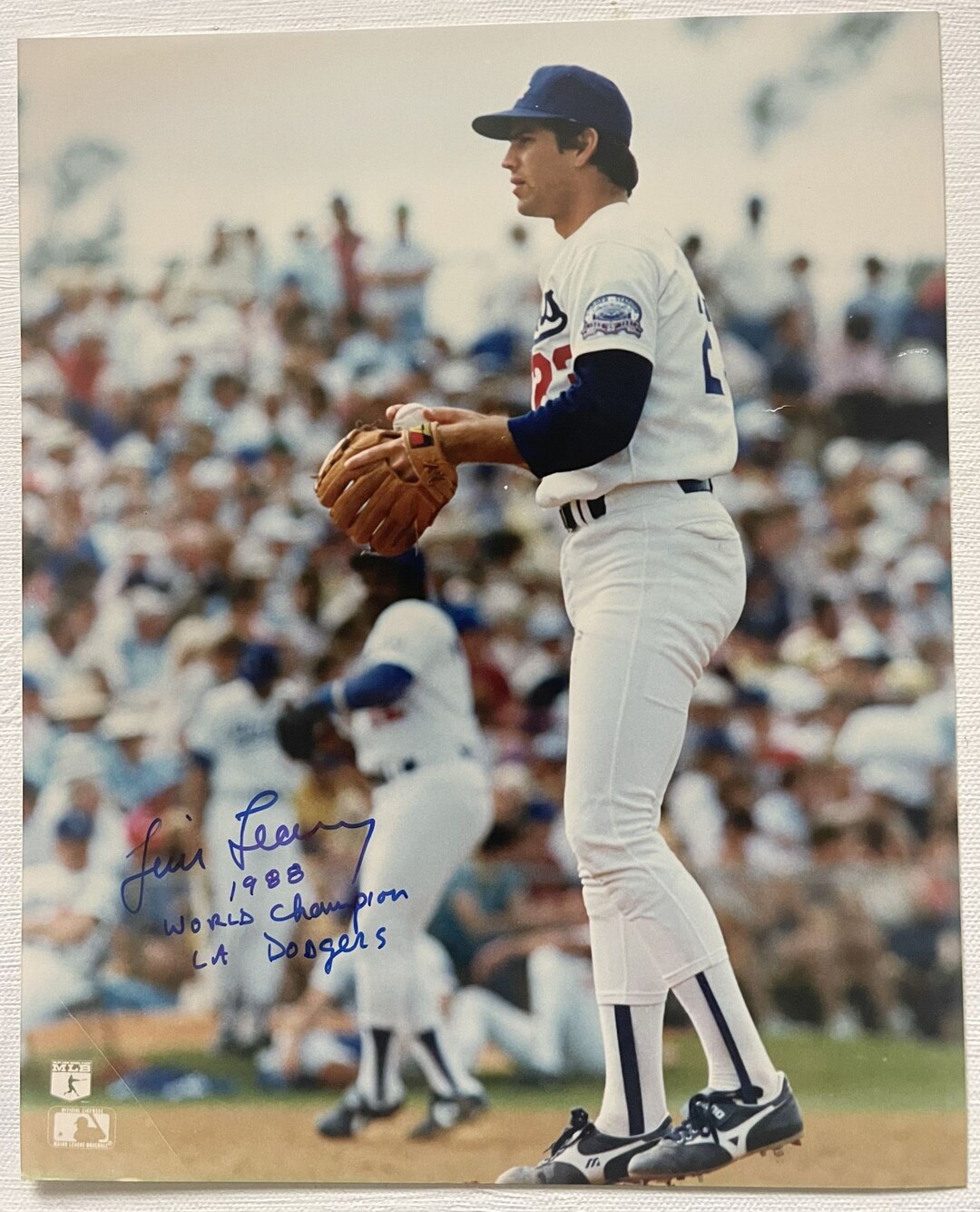 Tim Leary Signed Autographed 1988 World Champions - Etsy