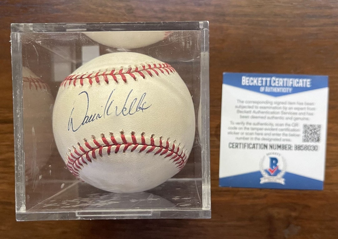 David Wells Signed Autographed Official American League OAL Baseball ...