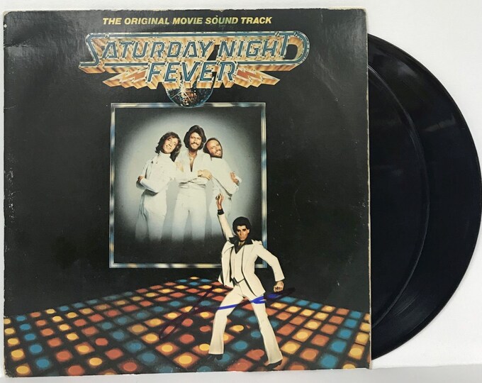 John Travolta Signed Autographed saturday Night Fever Soundtrack Record Album Todd Mueller COA ...