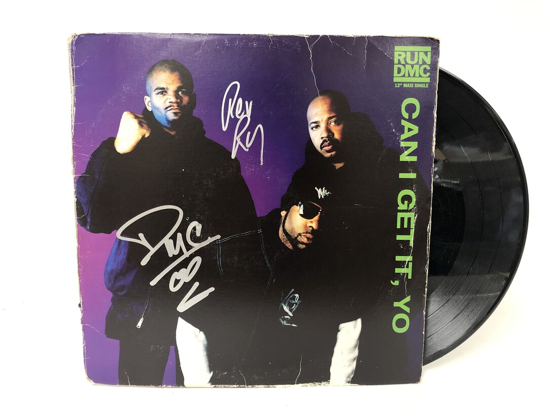 Rev Run & D.M.C. Signed Autographed run Dmc Record - Etsy