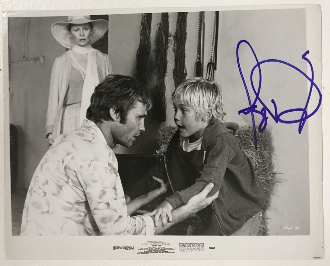 Faye Dunaway Signed Autographed the Champ Glossy 8x10 Photo COA ...