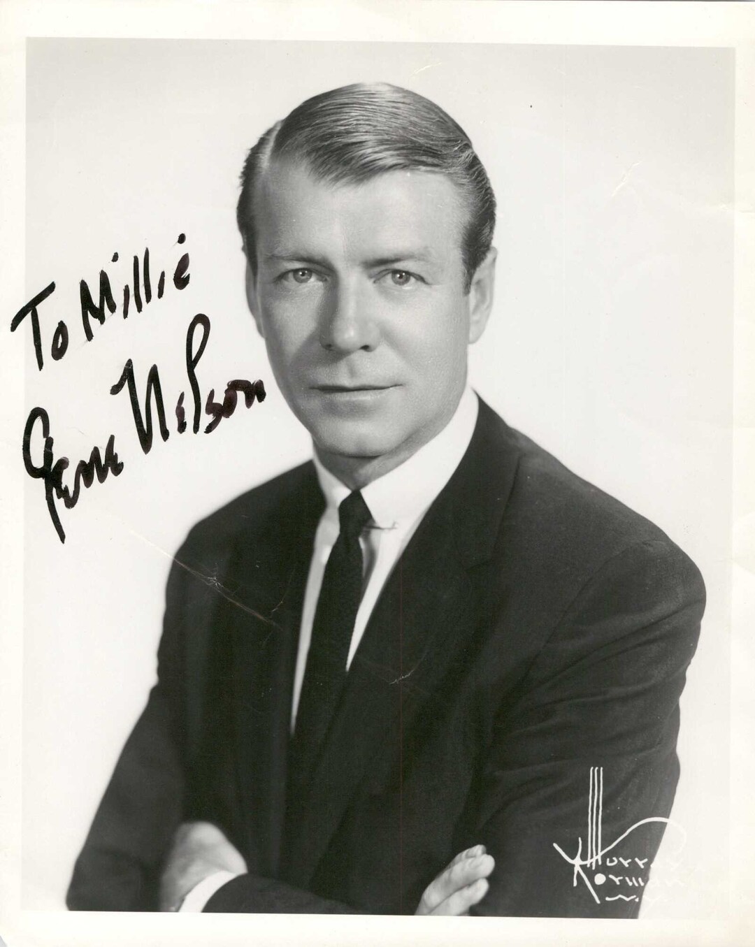 Gene Nelson d. 1996 Signed Autographed Vintage Glossy 8x10 Photo to ...