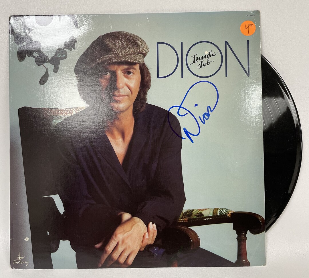 Dion Signed Autographed "inside Job" Record Album - COA Matching ...