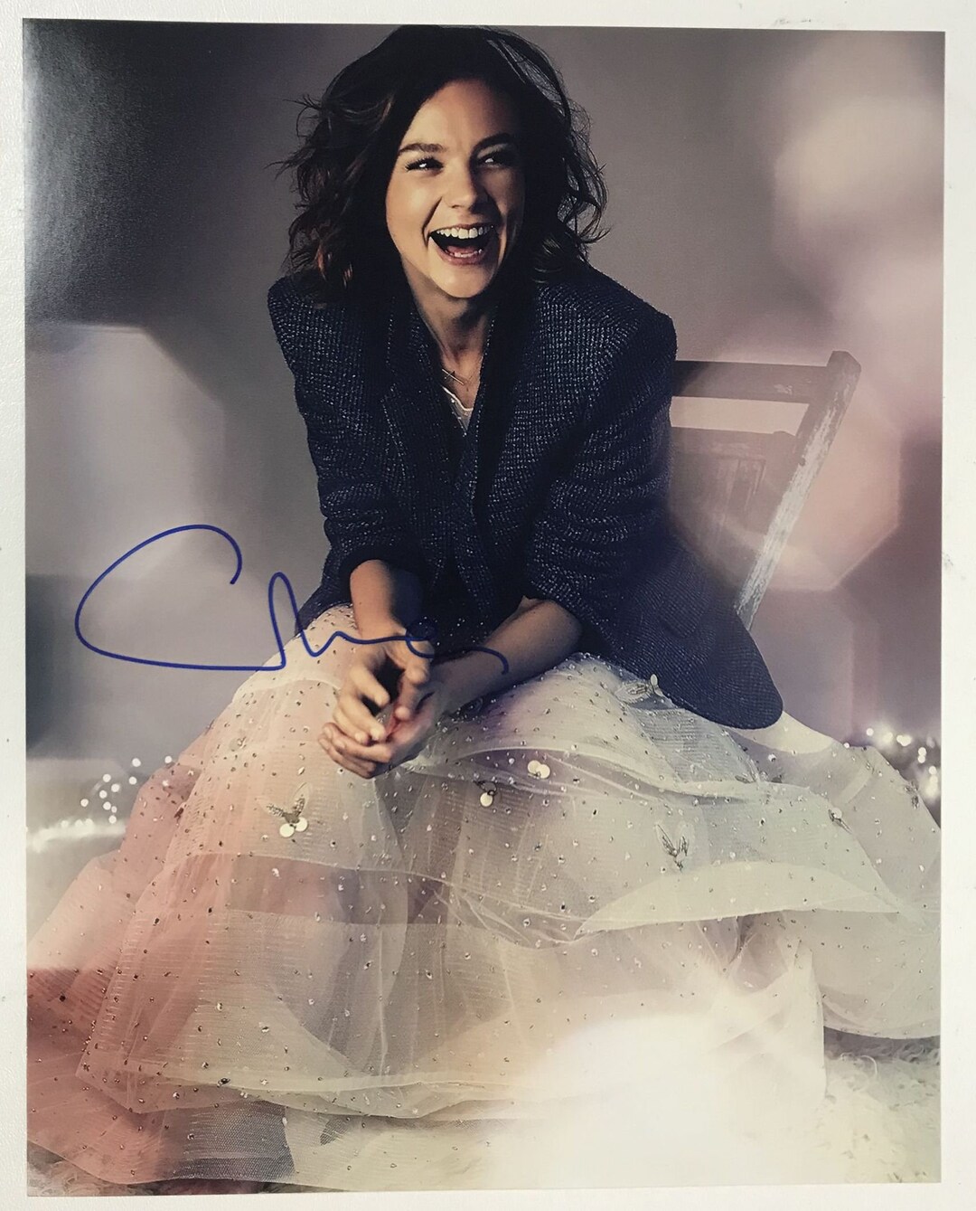 Carey Mulligan Signed Autographed Glossy 11x14 Photo COA Matching ...