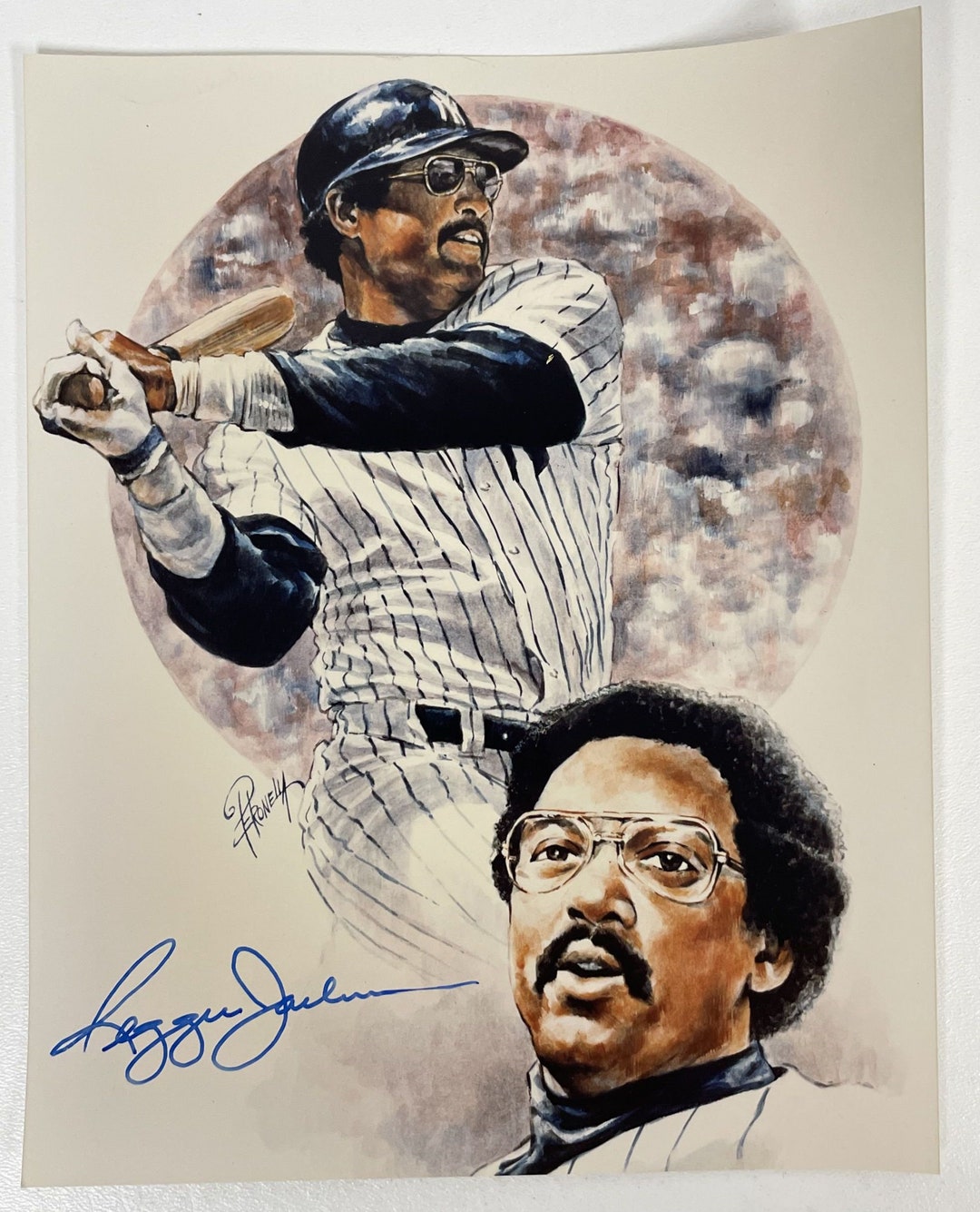 Reggie Jackson Signed Autographed Glossy 8x10 Photo New York Yankees ...