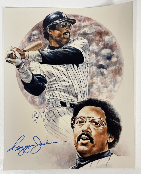 Reggie Jackson Signed Autographed Glossy 8x10 Photo New York - Etsy