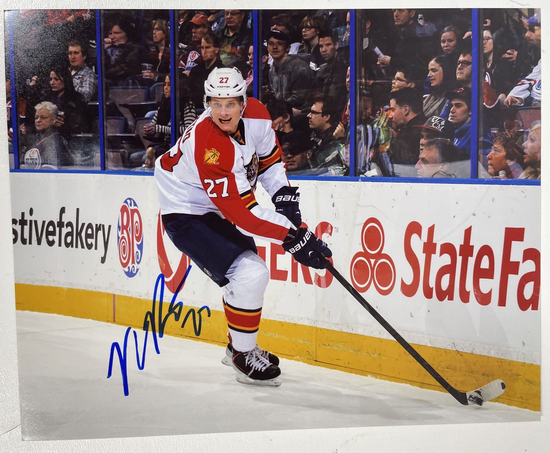 Nick Bjugstad Signed Autographed Glossy 8x10 Photo Florida Panthers COA ...