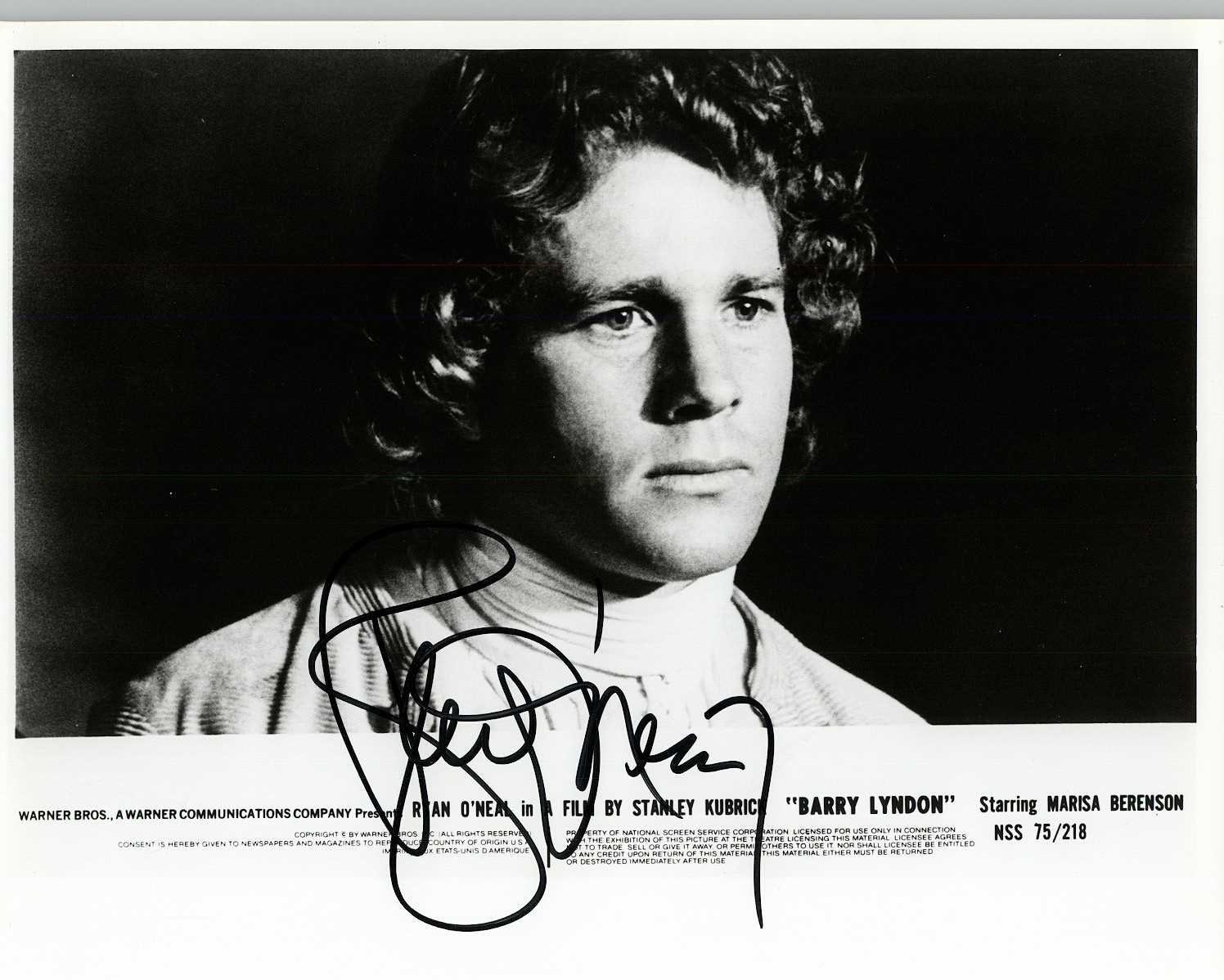 Ryan O'neal Signed Autographed Vintage Glossy 8x10 Photo COA Matching ...