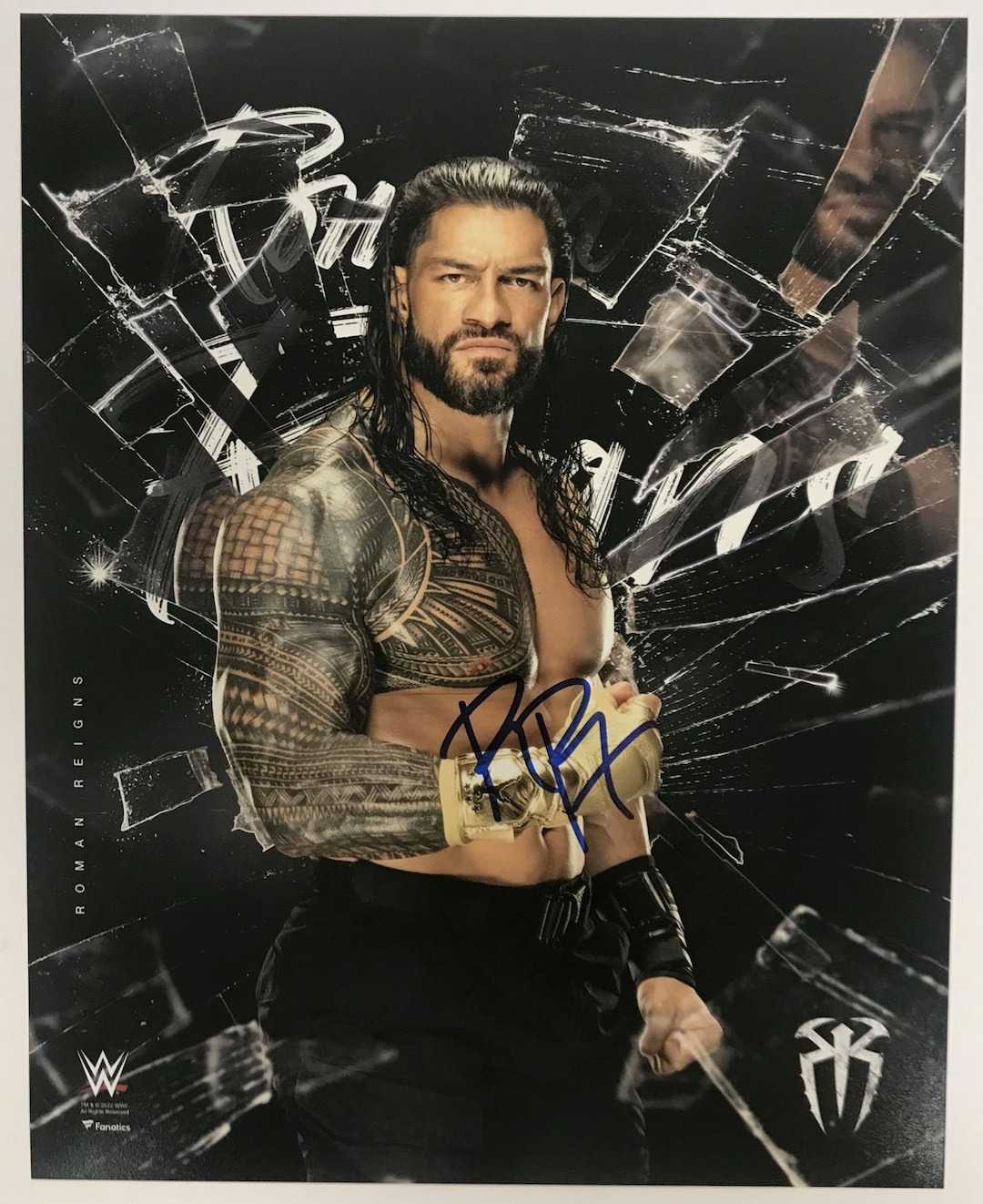 Roman Reigns Signed Autographed WWE Glossy 8x10 Photo Lifetime COA - Etsy