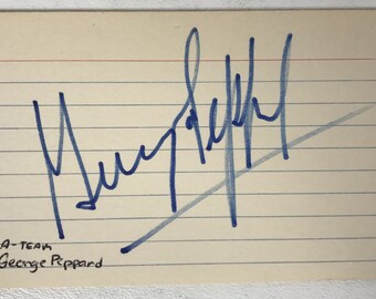 Index Card Signed - Etsy