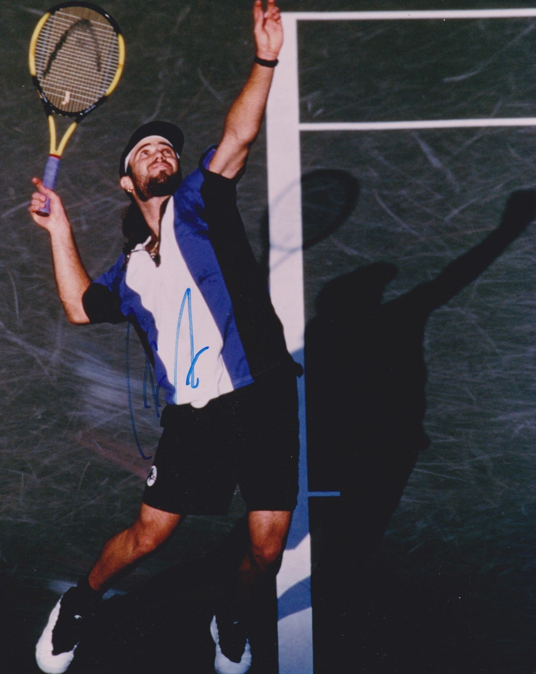 Andre Agassi Signed Autographed Tennis Glossy 8x10 Photo COA - Etsy