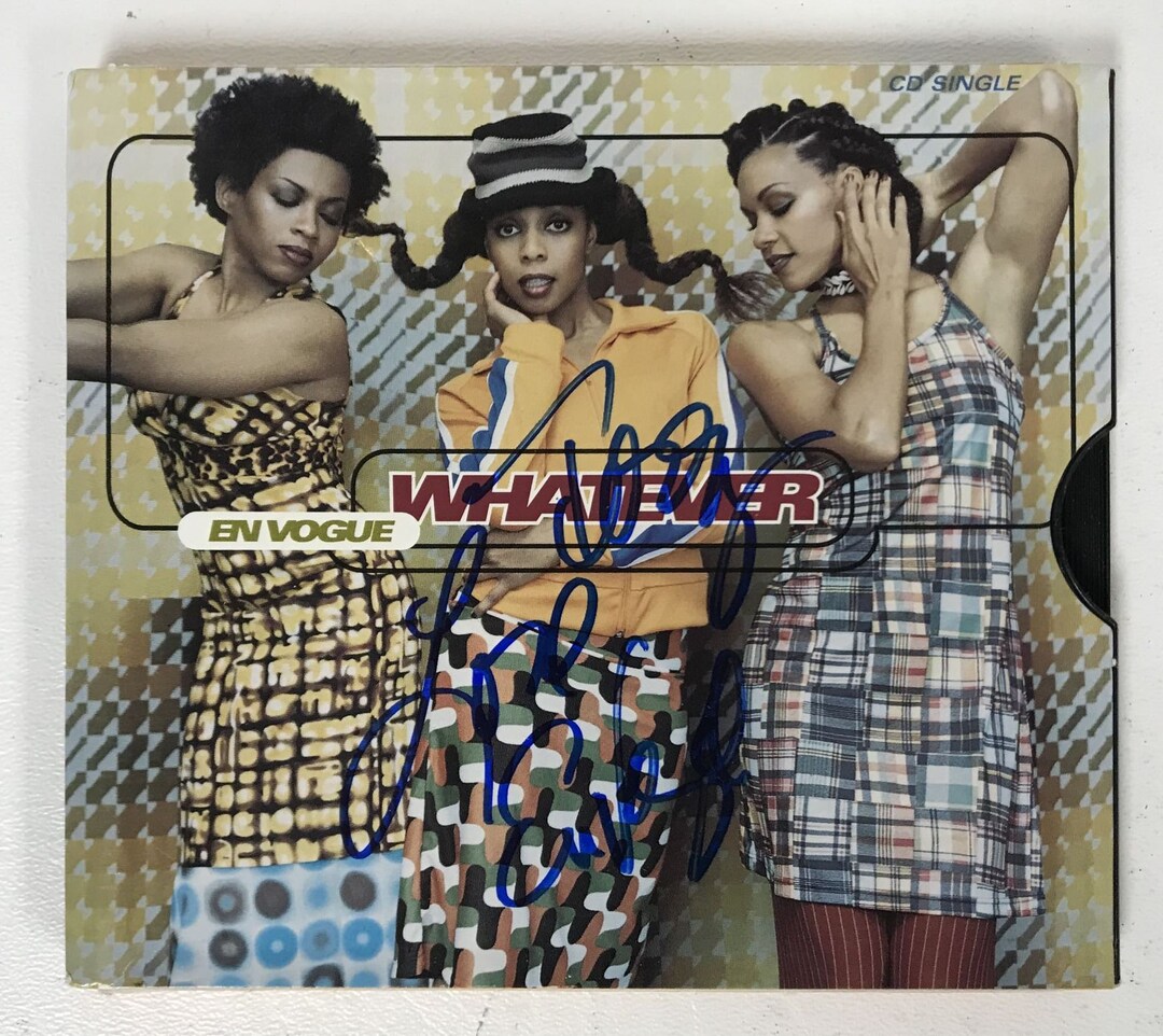 Cindy Herron & Terry Ellis of En Vogue Signed Autographed "whatever ...