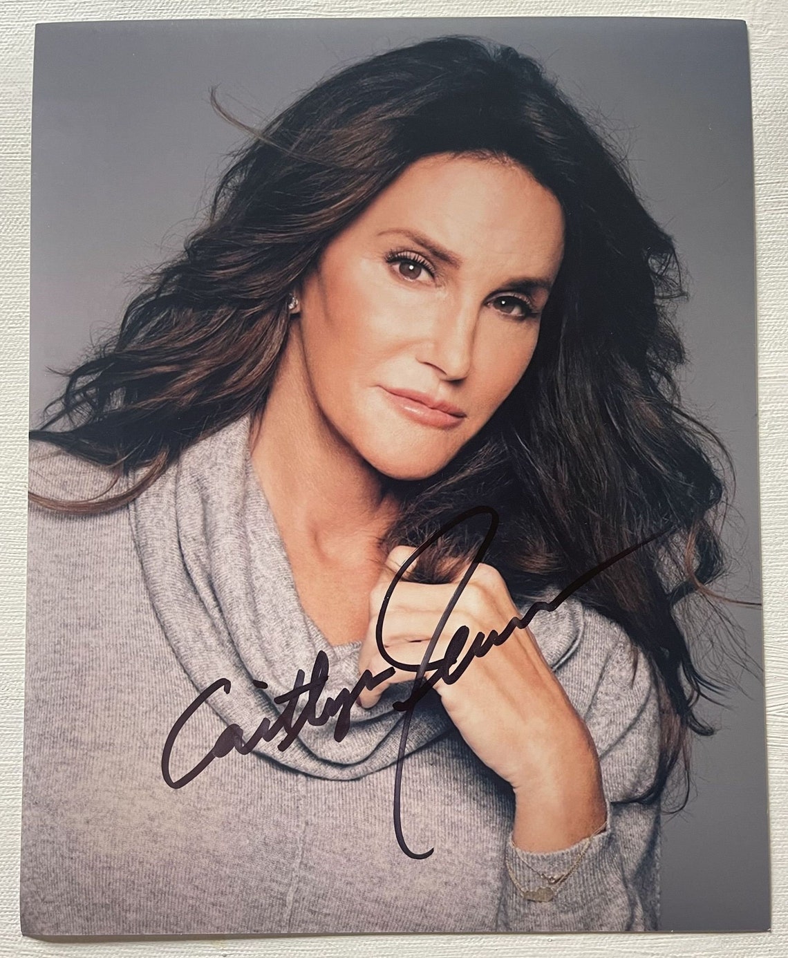 Caitlyn Jenner Signed Autographed Glossy 8x10 Photo Lifetime - Etsy