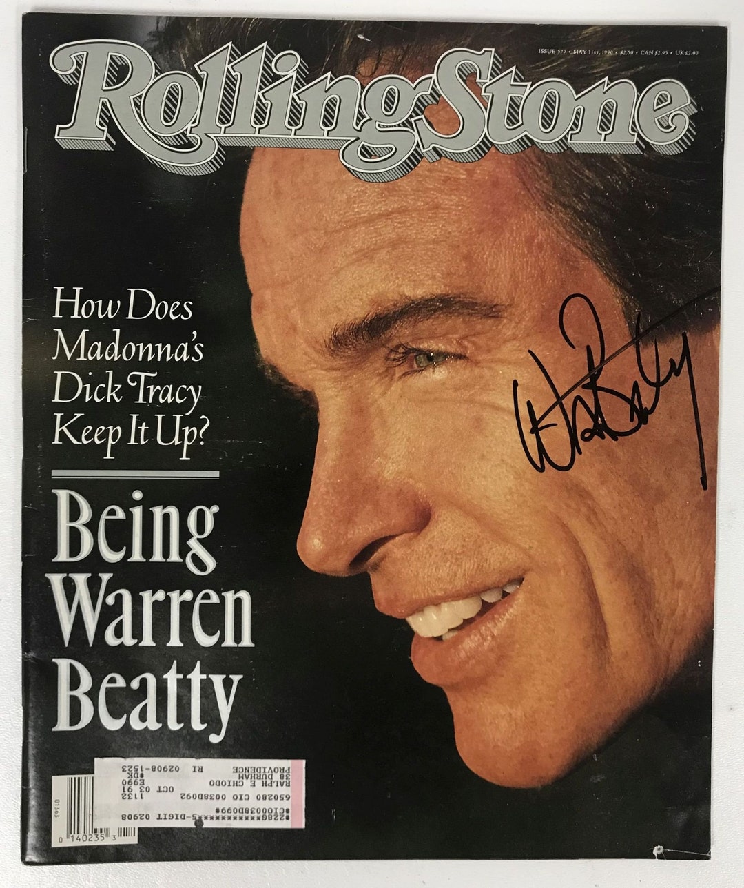 Warren Beatty Signed Autographed Complete "rolling Stone" Magazine ...