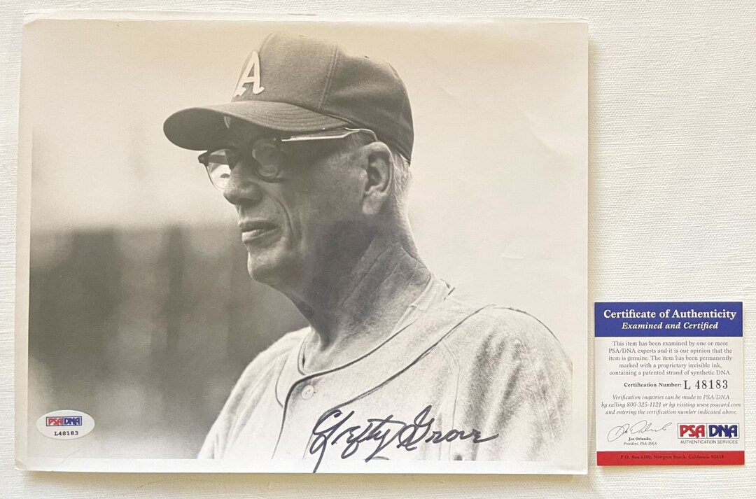 Lefty Grove (d. 1975) Signed Autographed Vintage Glossy 8x10 Photo ...