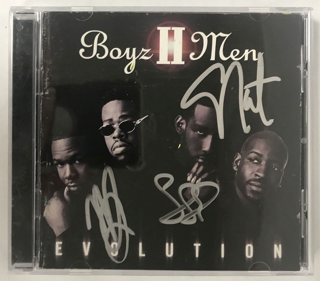 Boyz II Men Group Signed Autographed evolution CD Compact Disc Lifetime ...