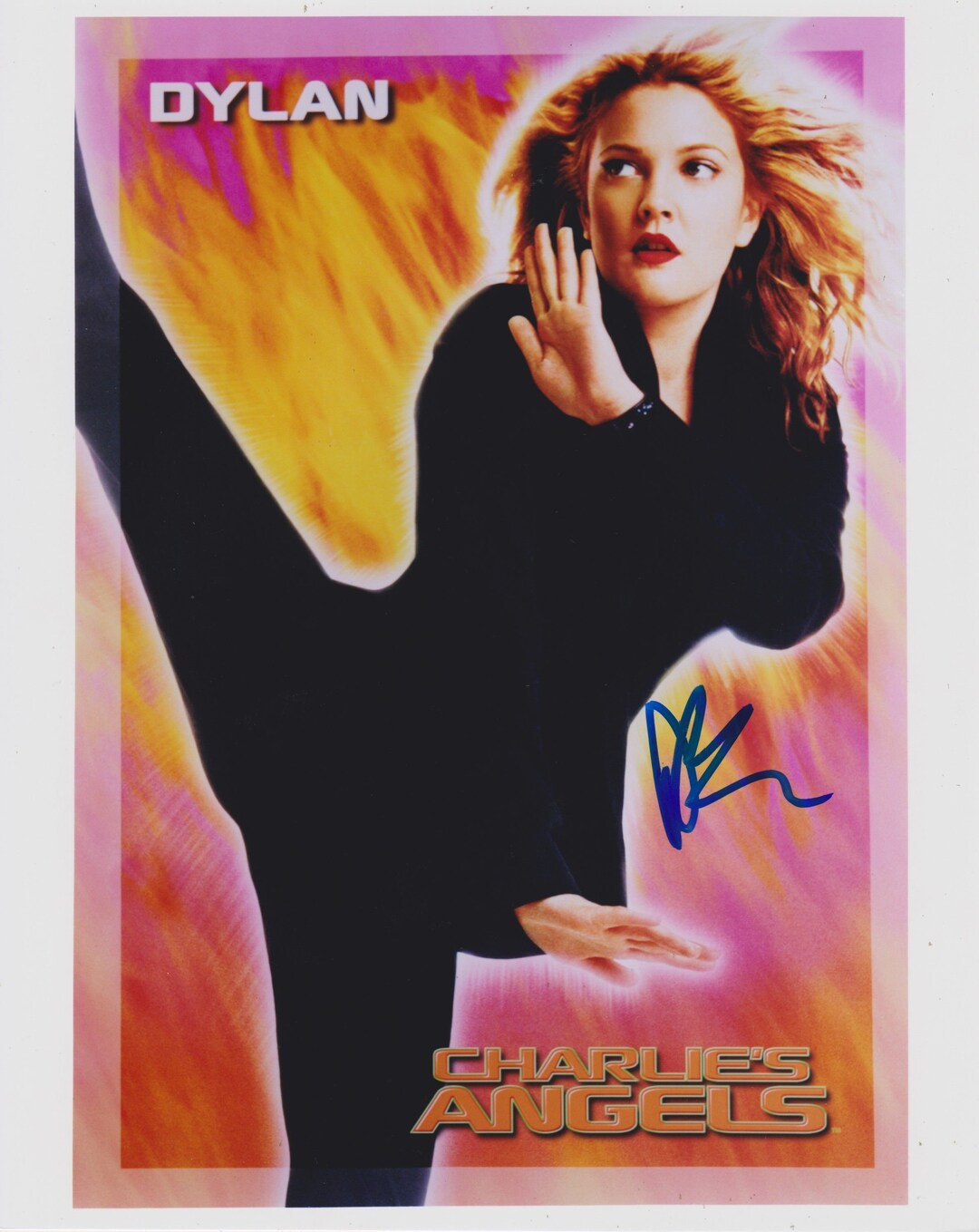 Drew Barrymore Signed Autographed charlie's - Etsy