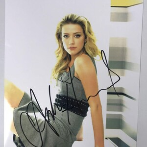 Amber Heard Autograph - Etsy