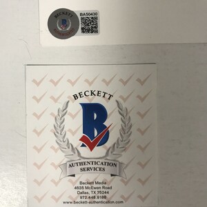 Richard Basehart & David Hedison Signed Autographed journey to the ...