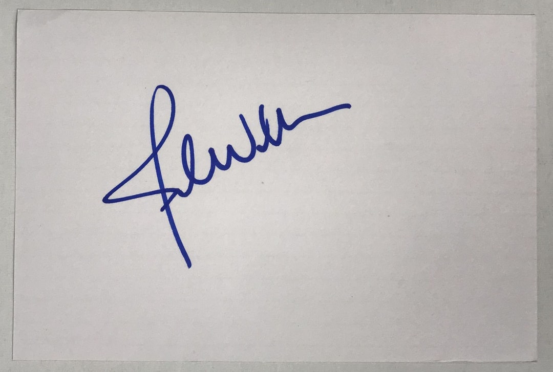 John Williams Signed Autographed 4x6 Index Card Lifetime COA - Etsy