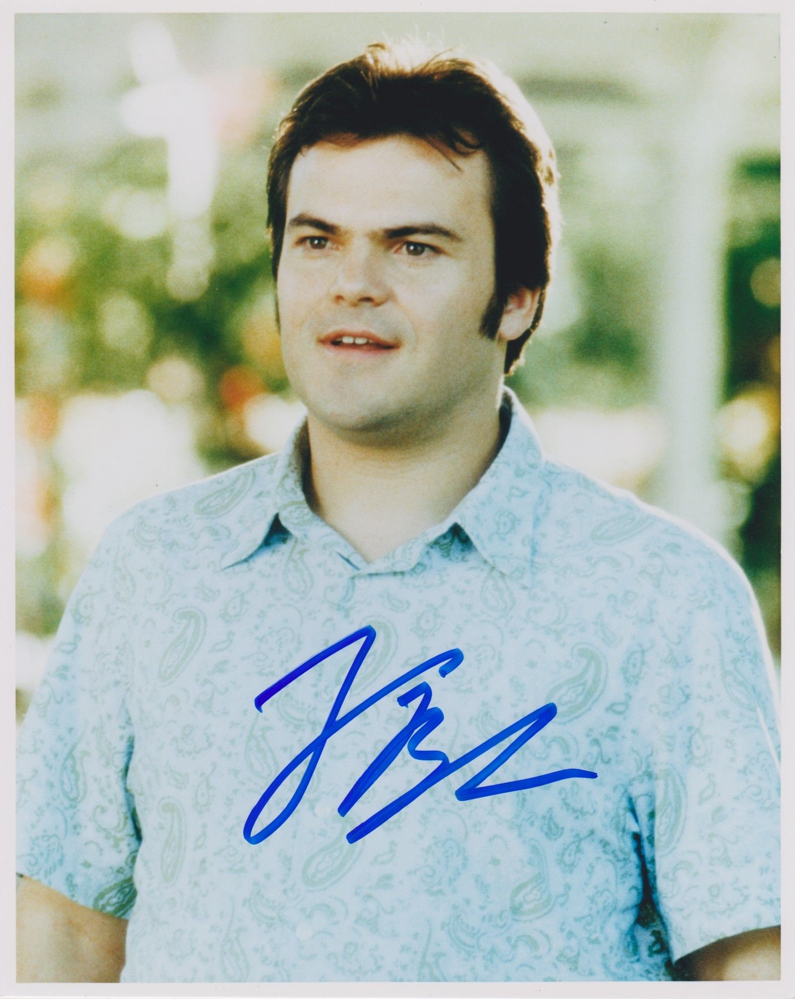 Collectibles Jack Black Signed Autographed Shallow Hal Glossy 8x10 ...