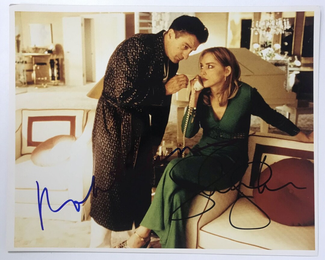 Robert De Niro & Sharon Stone Signed Autographed "casino" Glossy 8x10 ...