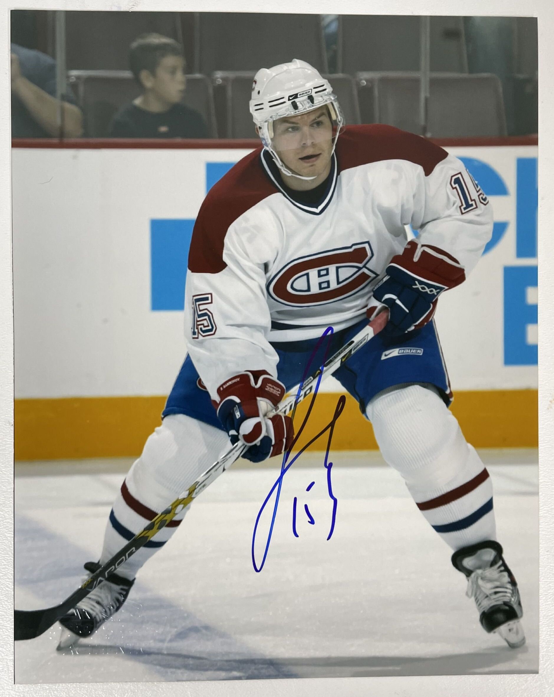 Sergei Samsonov Signed Autographed Glossy 8x10 Photo Montreal Canadiens ...