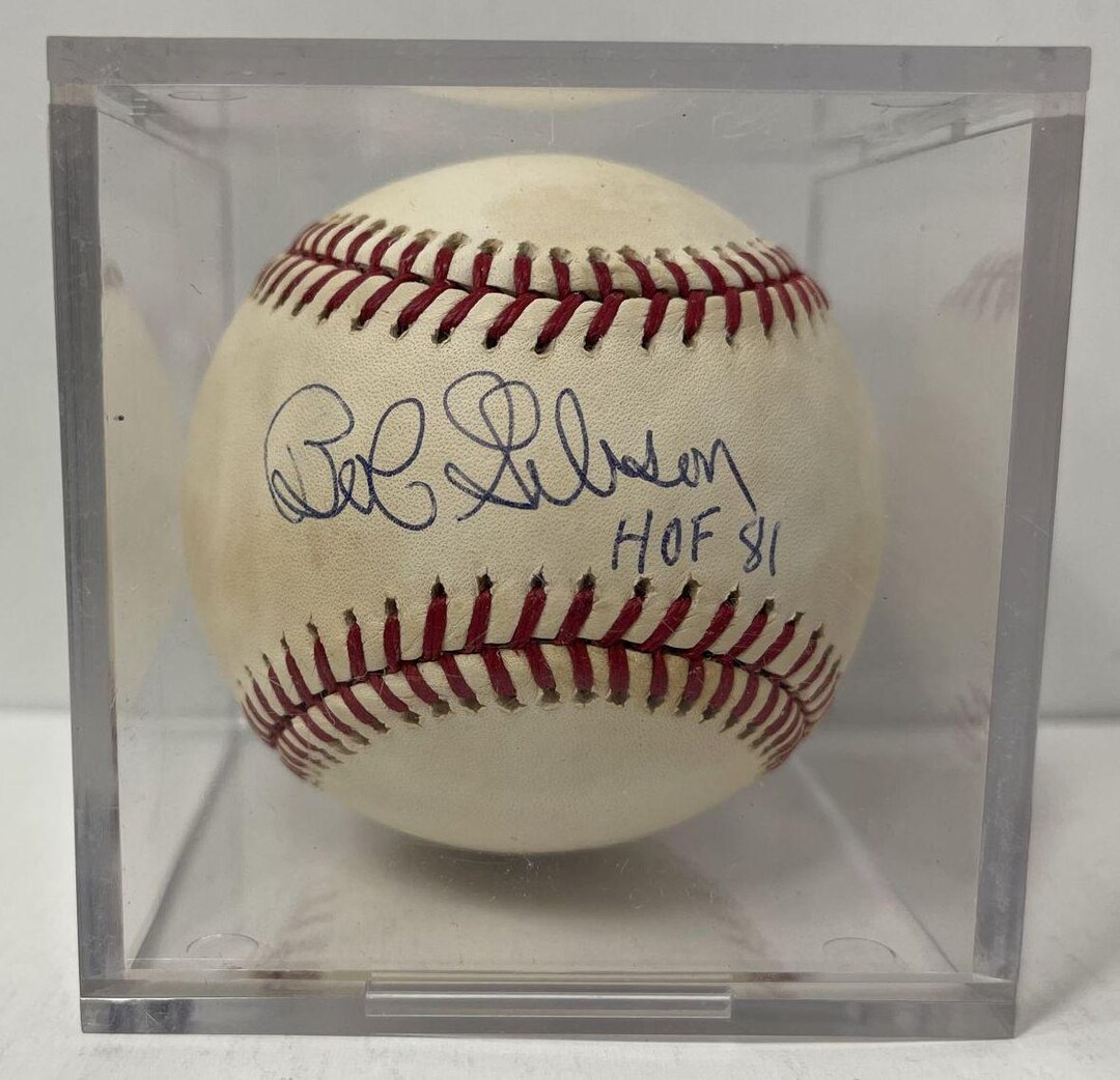 Bob Gibson Signed Autographed "hof 81" Official National League (ONL ...