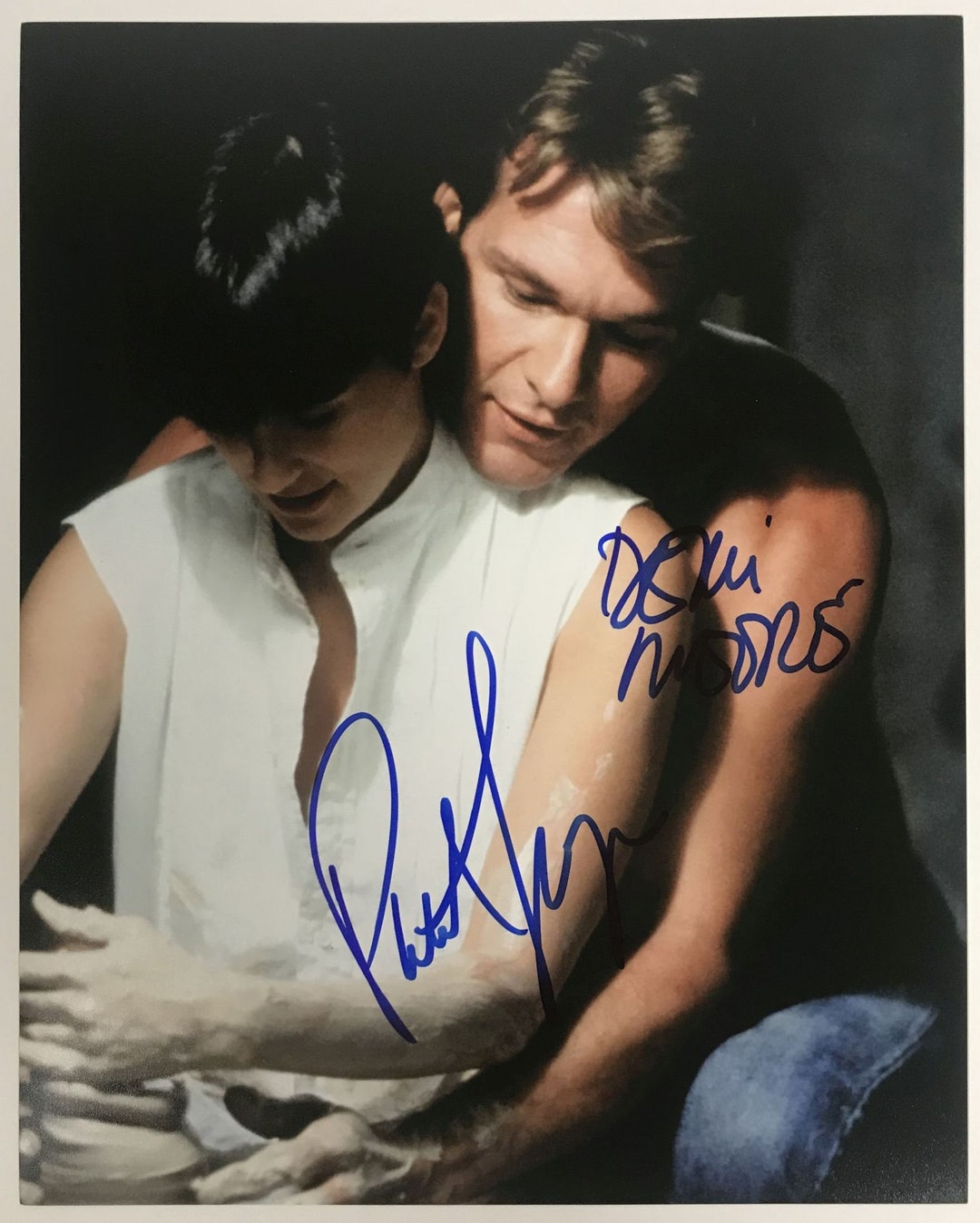 Patrick Swayze & Demi Moore Signed Autographed "ghost" Glossy 8x10 ...