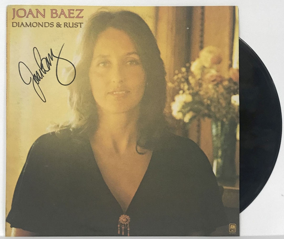 Joan Baez Signed Autographed diamonds & Rust - Etsy