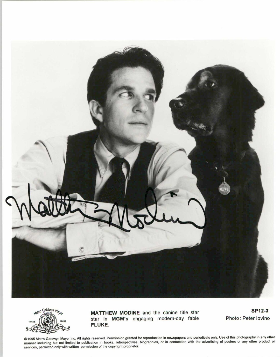Matthew Modine Signed Autographed "fluke" Glossy 8x10 Photo - COA ...