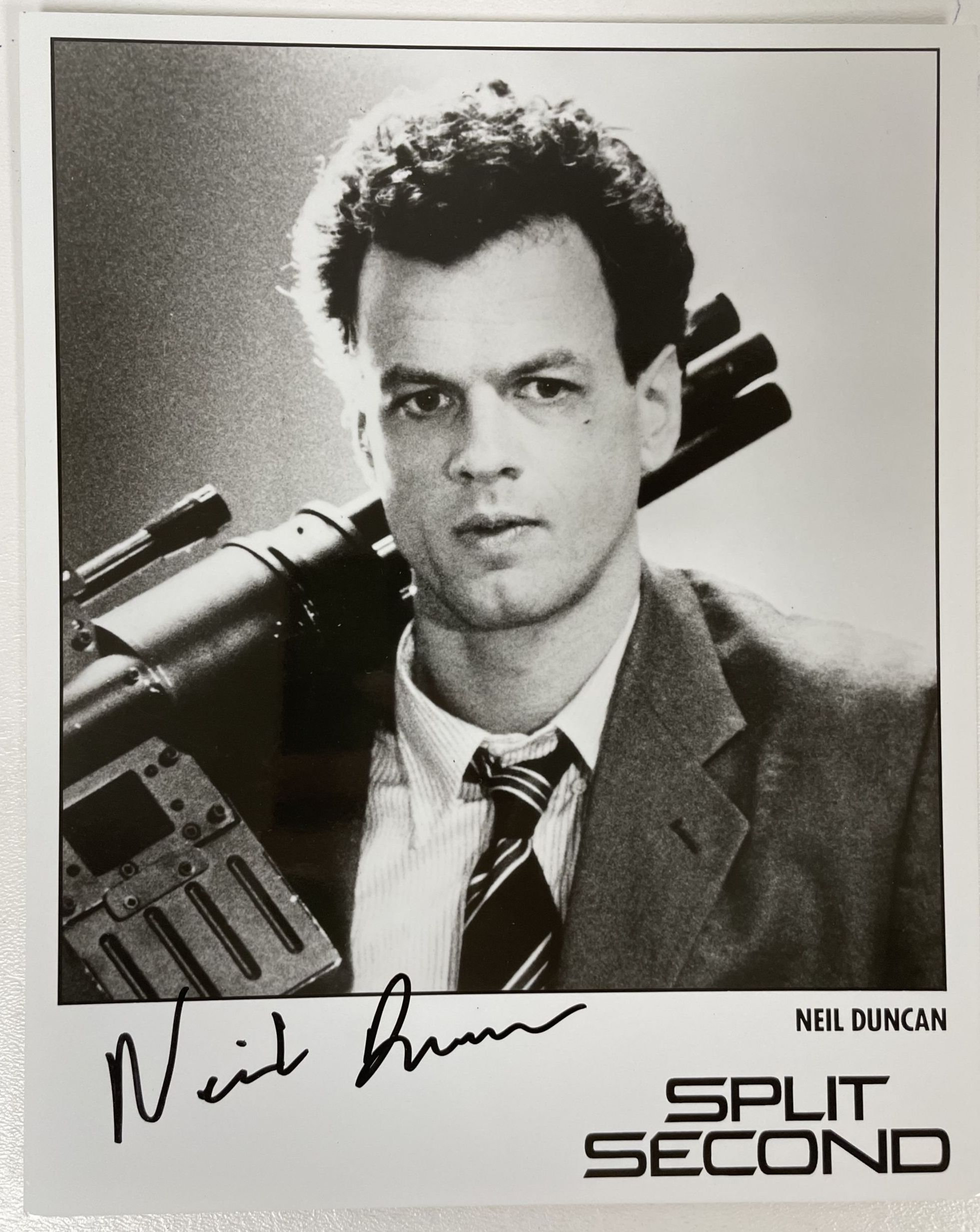 Neil Duncan signiert handsigniert Split Second - Etsy.de