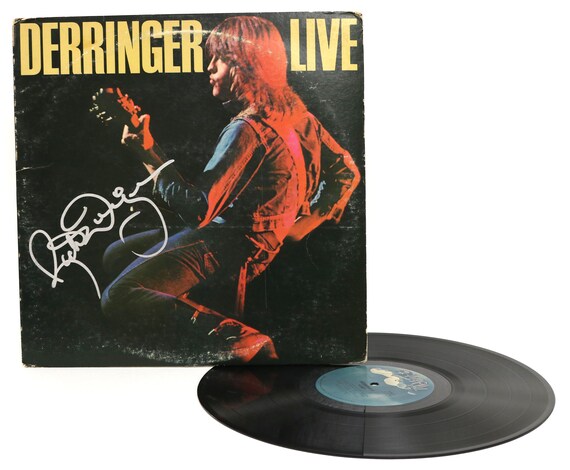 Rick Derringer Signed Autographed live Record | Etsy