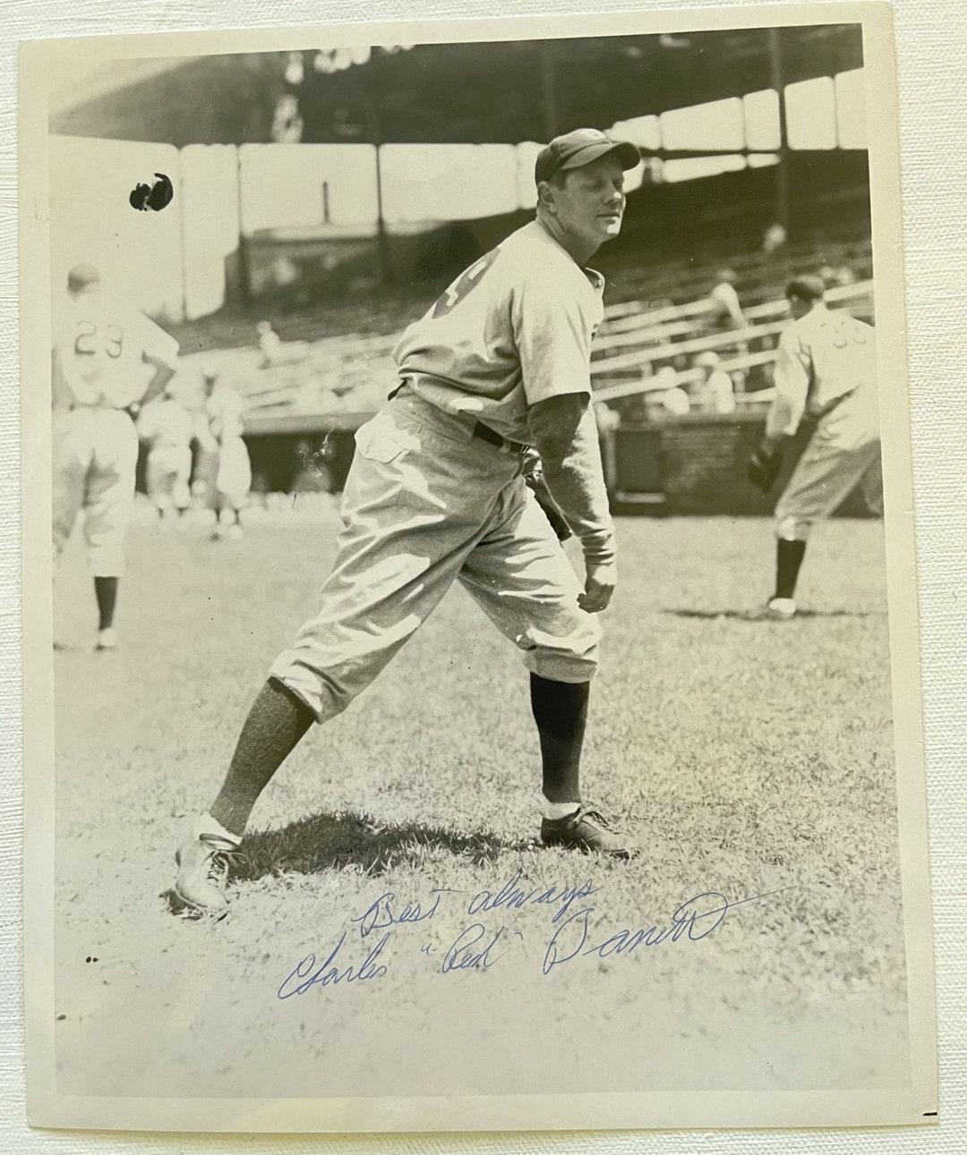 Charles red Barrett d. 1990 Signed Autographed Vintage Glossy 8x10 ...