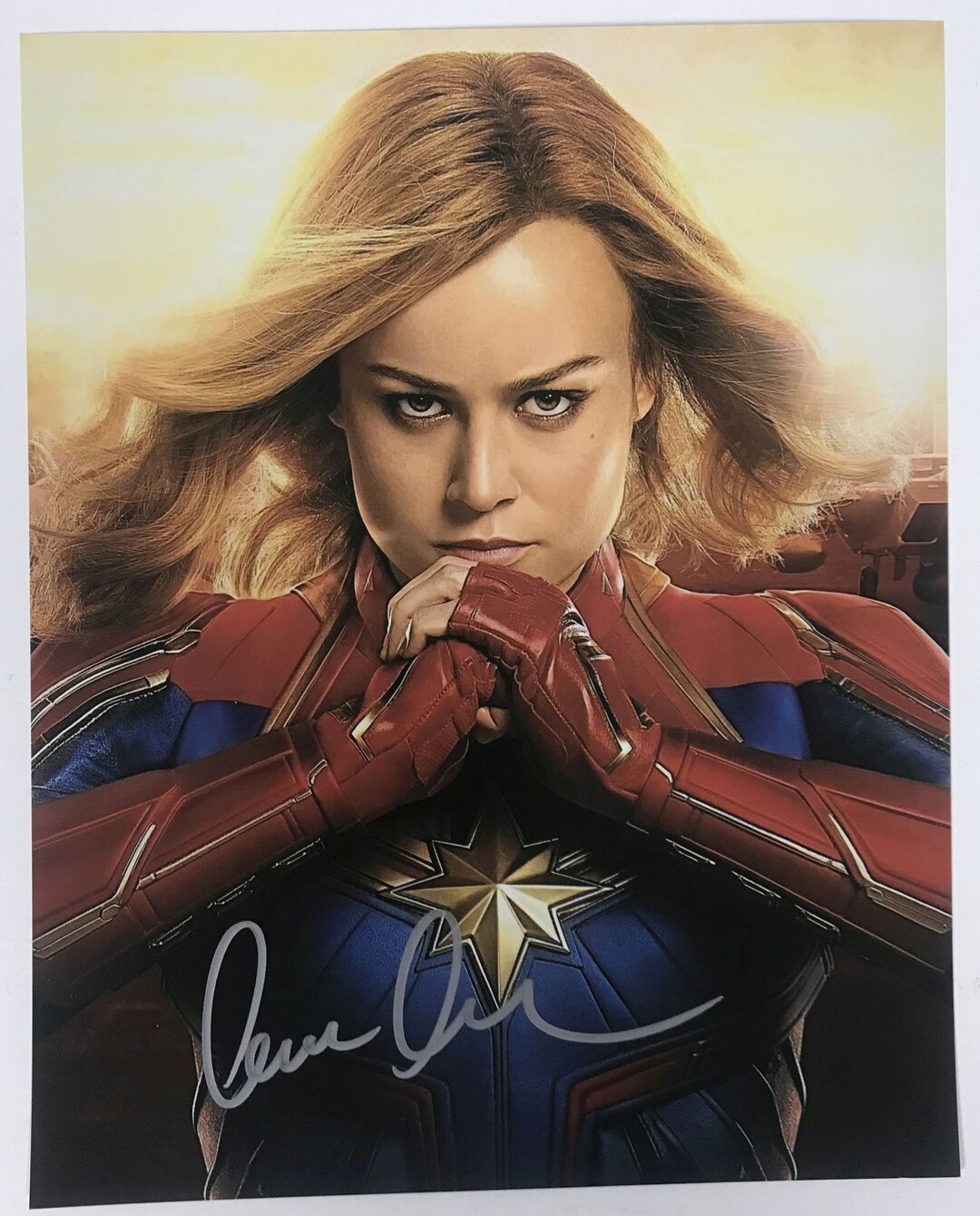 Brie Larson Signed Autographed "captain Marvel" Glossy 8x10 Photo ...